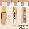 Amazon.com: Large Wooden Clothespins Set 20PCS 2.83inch Heavy Duty ...
