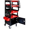 Amazon.com: 4 Tier Multi-Purpose Portable Tool Trolley Diagnostic Cart ...