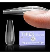 Amazon.com: Five Angeles Tipex Instant Apex Gel Nail Tips Kit – 500pcs ...