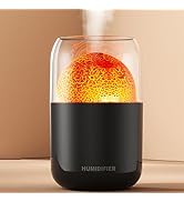 Amazon.com: Portable Mini Volcano Humidifier, 300ml Small Cool Mist ...