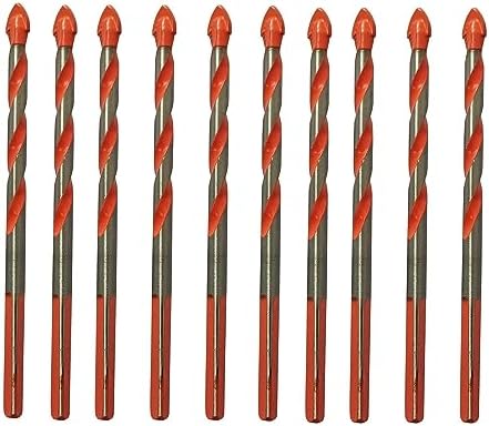 Inditrust Alloy Steel New 10 Pcs Glass Drill Ceramic Tile Drill Bits ...
