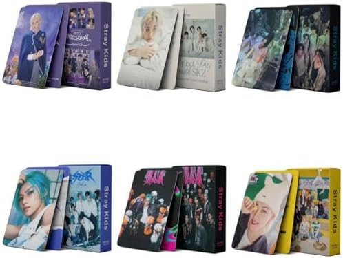 Amazon.com: Vciveivd 6Pack/330Pcs Straykids Photocards Set Kpop Stray ...