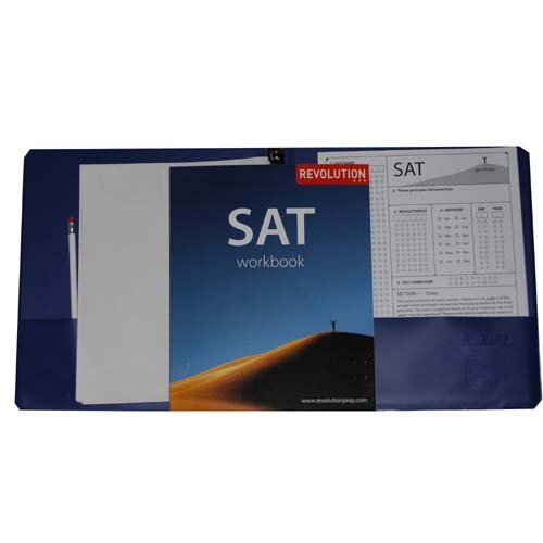 SAT Test Prep Materials (Includes Workbook, Binder, 5 Exams, 5 Sets of ...