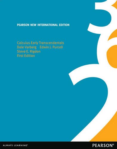Calculus Early Transcendentals: Pearson New International Edition ...