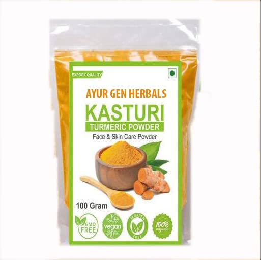 Kasturi Turmeric Powder 50g | Wild Turmeric Powder | Kasturi Manjal ...