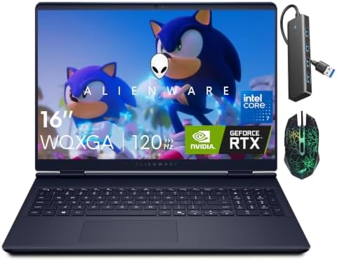 Amazon.com: Dell Alienware 16 Aurora Gaming Laptop AC16250, NVIDIA ...
