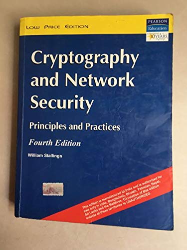 Cryptography and Network Security- principl and Practices [Paperback ...