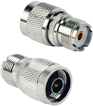 Amazon.com: TLS.eagle 2Packs N Type Male to UHF Female SO-239 Connector ...