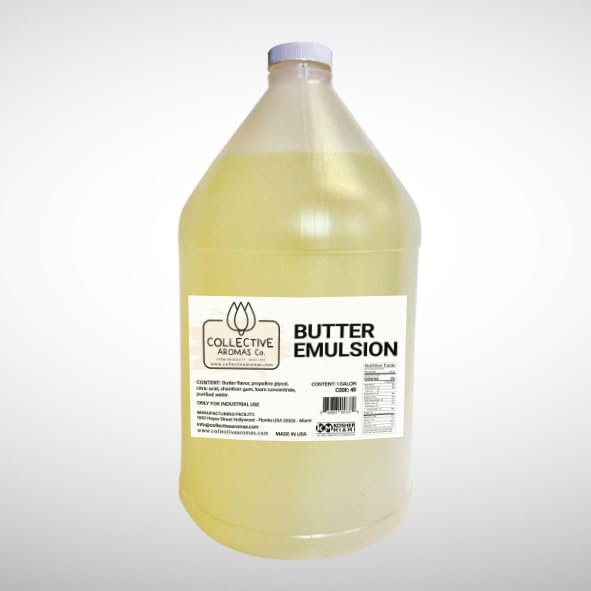 Amazon.com: Butter Emulsion for Bakery Kosher Parve 1 Galón from ...