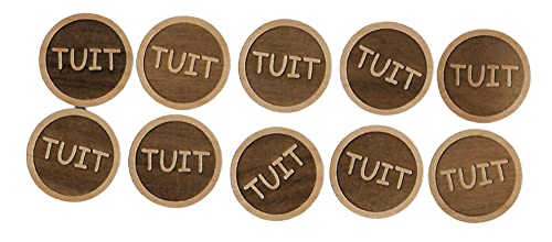 Amazon.com: Round Tuit When you get a Round To It Qty of (10) Wood ...