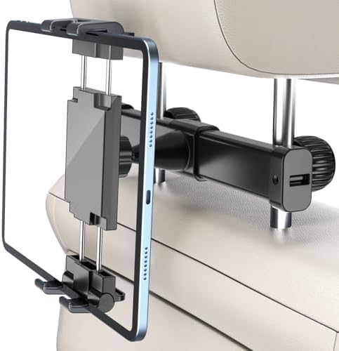 PLDHPRO Tablet Mount for Car Headrest iPad Car Holder Back Seat Phone ...