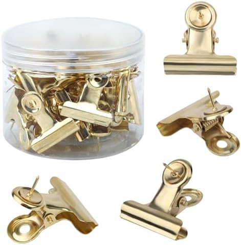 Amazon.com: 30 Pcs Push Pin Clips, Thumb Tacks with Clips Heavy Duty ...
