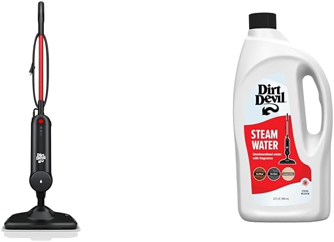 Amazon.com - Dirt Devil Steam Mop, Cleaner For Sealed Hard Floors, WD20000, Black + 32 oz Steam ...