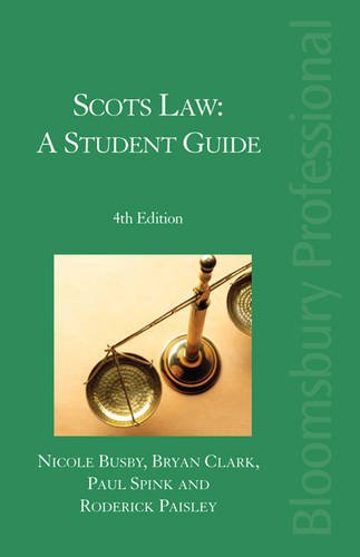 Amazon | Scots Law: A Student Guide | Busby, Nicole, Clark, Bryan ...