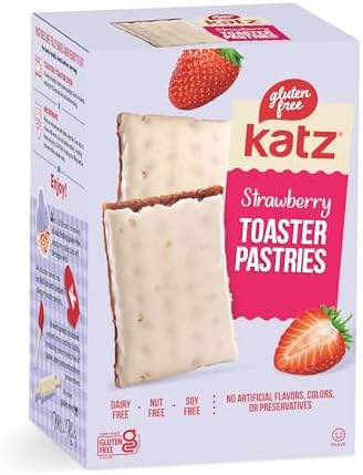 Amazon.com: Katz Gluten Free Toaster Pastries. Strawberry. Easy ...