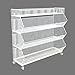 Amazon.com - Metal Steel Supermarket Shelf, Wire Storage Rack Snack ...