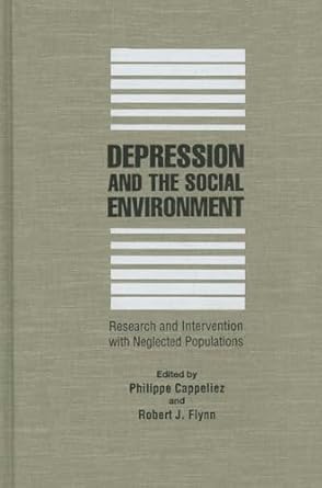 Depression and the Social Environment: Research and Intervention with ...