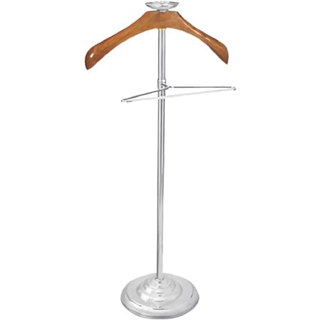 BEVERLY STUDIO Teak Wooden Coat Stand/Cloth Hanger - Pedestal Type ...