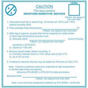SCS 113LABEL Dry Packaging Labels 4 x 4 100/Roll : Amazon.in: Office ...