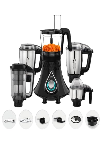 Buy Cosmo MG236 Mixer Grinder with 5 Jars Includes Super Extractor ...