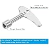 PATIKIL Triangle Spanner Keys, 3 Pack Zinc Alloy Elevator Lift Lock ...