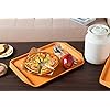 Amazon.com | Aebeky Plastic Fast Food Tray,16.7 by 11.8-Inch,Set of 12 ...