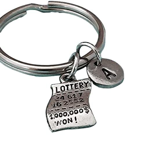 Amazon.com: Lottery ticket keychain, lottery ticket charm, lottery ...