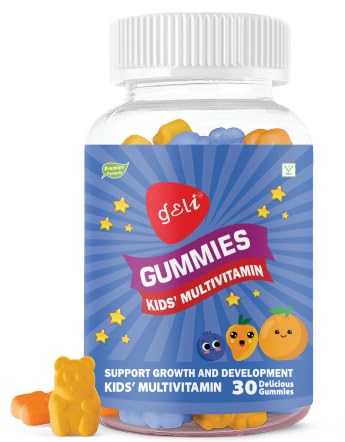 GEli Gummies Multivitamin Gummy for Kids, with Vitamin A, Vitamin C ...
