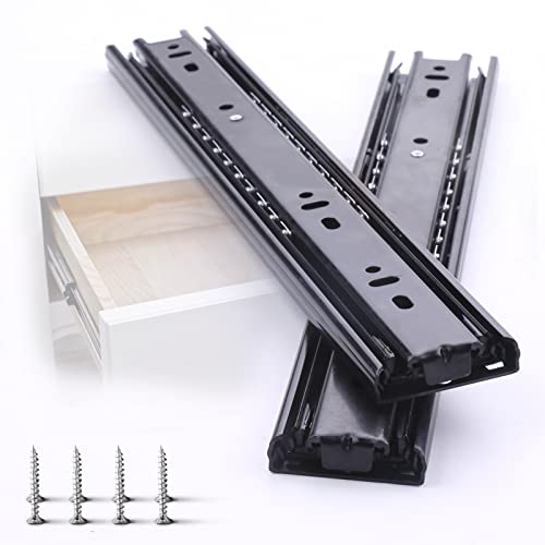 AOLISHENG Full Extension Drawer Slides Rails Ball Bearing Heavy Duty ...