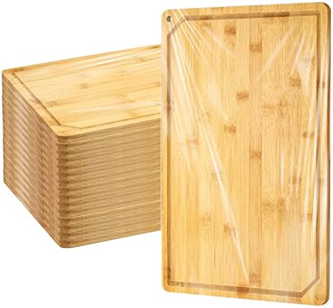 Amazon.com: Eaasty 12 Set Extra Large Plain Cutting Board Bulk Heavy ...