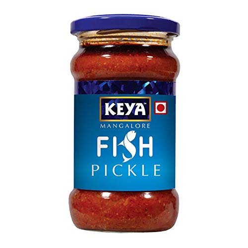 Keya Mangalore Fish Pickle| Glass Bottle Pack of 2 x 270 gm : Amazon.in ...
