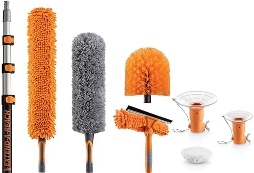 Amazon.com: 20 Foot High Reach Duster Kit with 4-12 ft Extension Pole ...