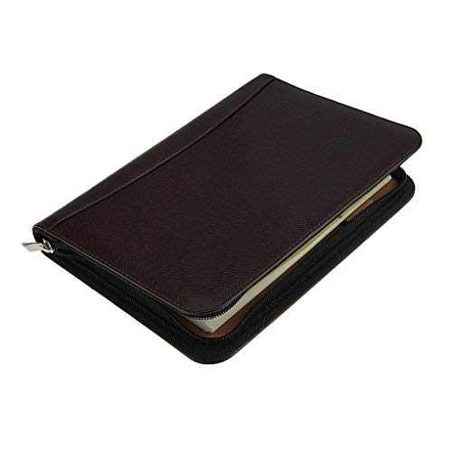 A5 PU Leather Personal Organiser Journal with Calculator Ring Binder ...
