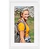 Amazon.com - 10x15 Frame with Mat - White 12x17 Frame Wood Made to ...