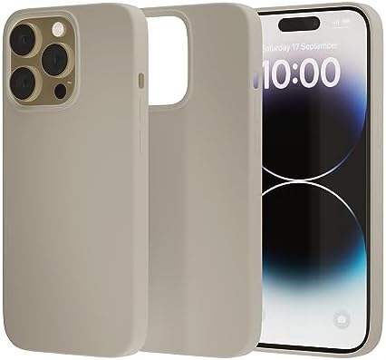 amazon basics Liquid Silicone Case for iPhone 14 Pro| Shockproof, with ...