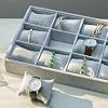 Amazon.com: XHMQYC Jewelry Watch Tray, Grey Velvet Watch Jewelry ...