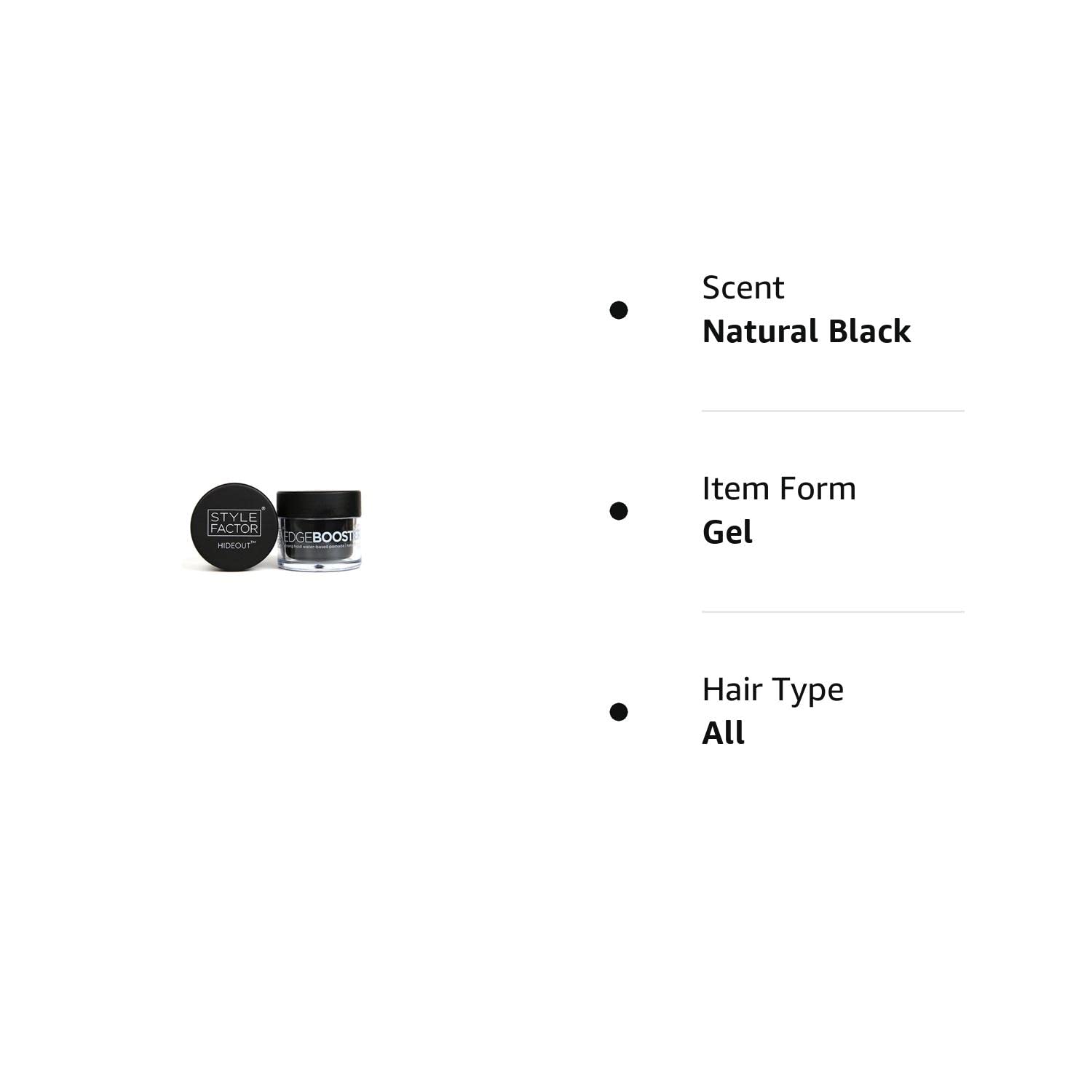 Style Factor Edge Booster Hideout – Pomada para el cabello gel de color ...