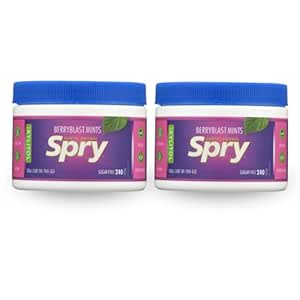 Amazon.com : Spry Xylitol Mints - Berry Blast - 240 Count 2 COUNT ...