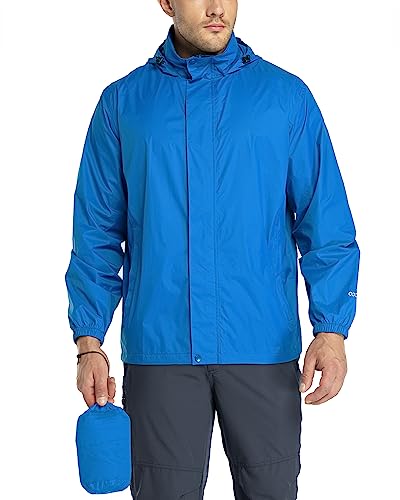 Snapklik.com : 33,000ft Packable Rain Jacket Mens Lightweight ...