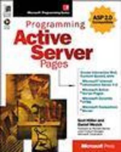 Programming Active Server Pages (Microsoft Programming Series): Mezick, Dan, Hillier, Scott ...