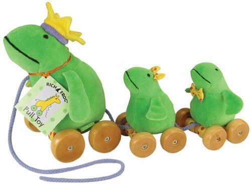 Amazon.com: Frog & Babies Pull Toy : Toys & Games