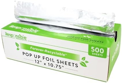 Amazon.com: Responsible Products Pop-Up Foil Sheets, 12" x 10.75 ...
