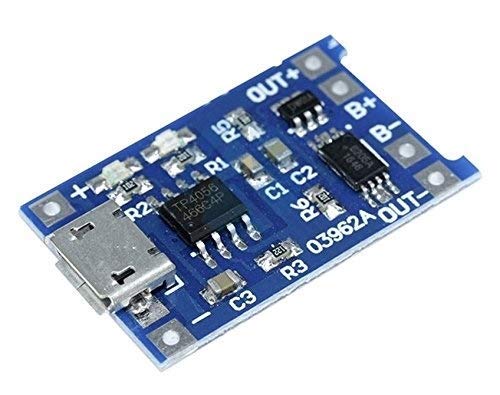 SOOTRA TP4056 1A 18650 Li-ion lithium Battery Charging Module with BMS ...