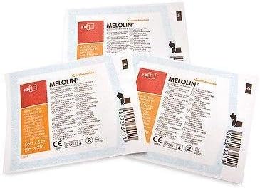 Melolin 10 x 10 cm x10 Low Adherent Absorbent Dressings Wounds ...