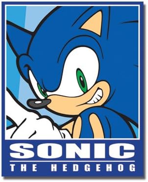 Sonic The Hedgehog Sonic Square Écusson brodé Patch : Amazon.fr ...