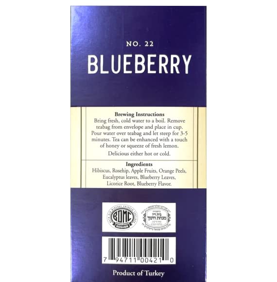 Snapklik.com : Galil Blueberry Tea Pack Of 3 Caffeine-Free Herbal Tea ...