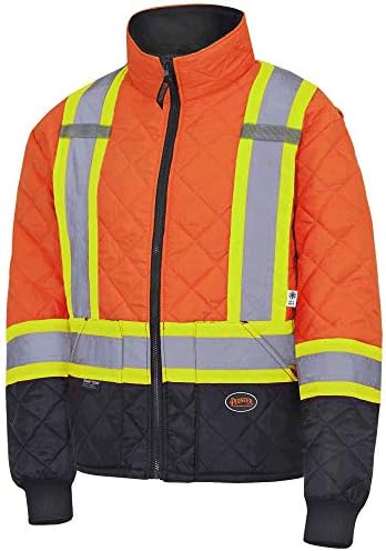 Pioneer High Visibility Reflective Insulated Freezer Jacket - Hi Vis ...
