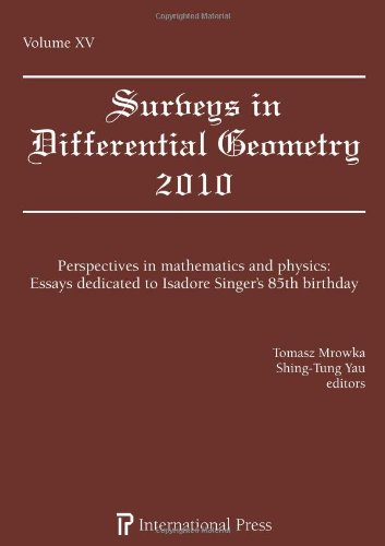 Surveys in Differential Geometry, Vol. 15 (2010) Perspectives in ...