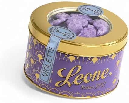 Amazon.com : Violet Candies Tin 1.4 oz by Leone : Grocery & Gourmet Food