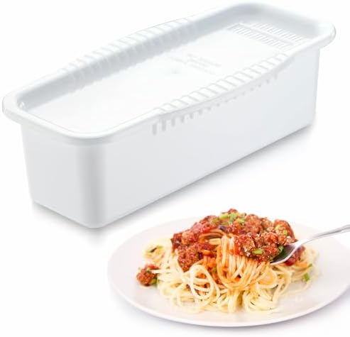 Amazon.com: Microwave Pasta Cooker with Strainer Lid and Measurer ...